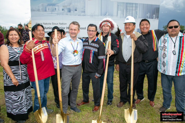 Alexis Nakota Sioux Nation Celebrate Beginning Of Construction Of A New ...